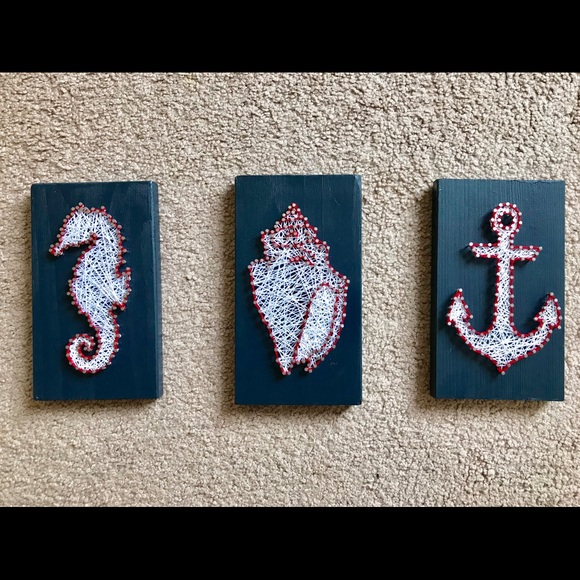 Wall Decor | Handmade Nauticalbeach String Art | Poshmark